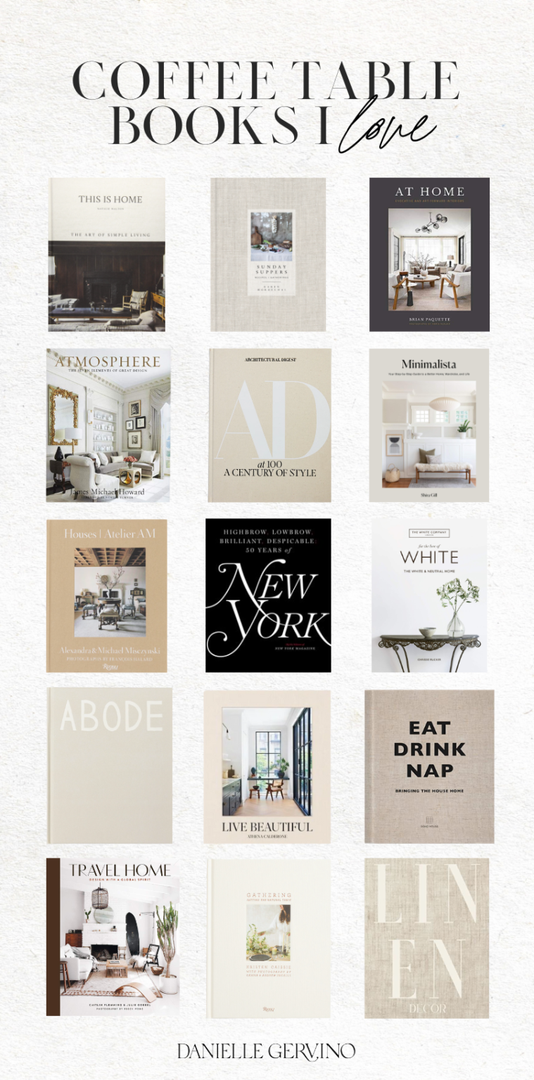 The Best Neutral Coffee Table Books to Accent Your Home