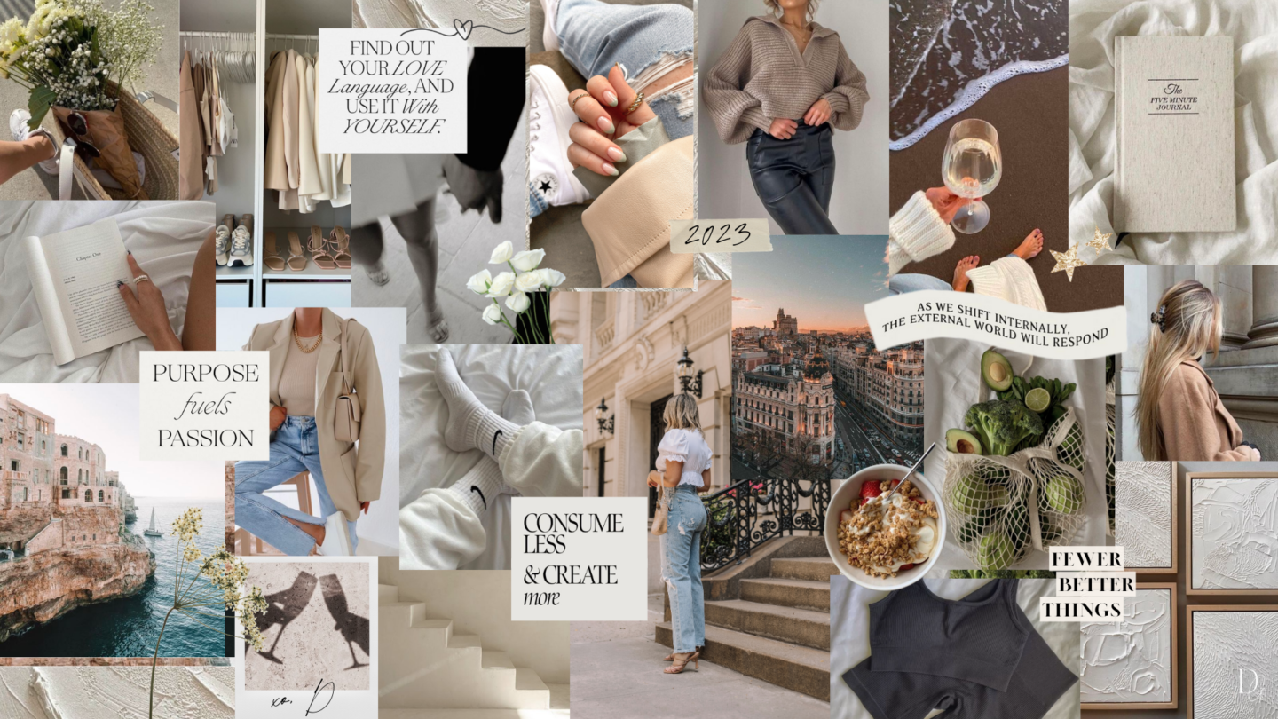 My 2023 Vision Board Intentions For The New Year