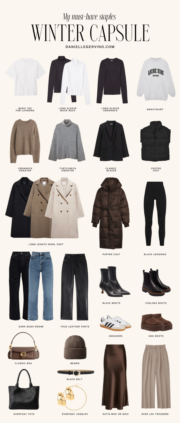 My Winter Capsule Wardrobe for the 2025 Season